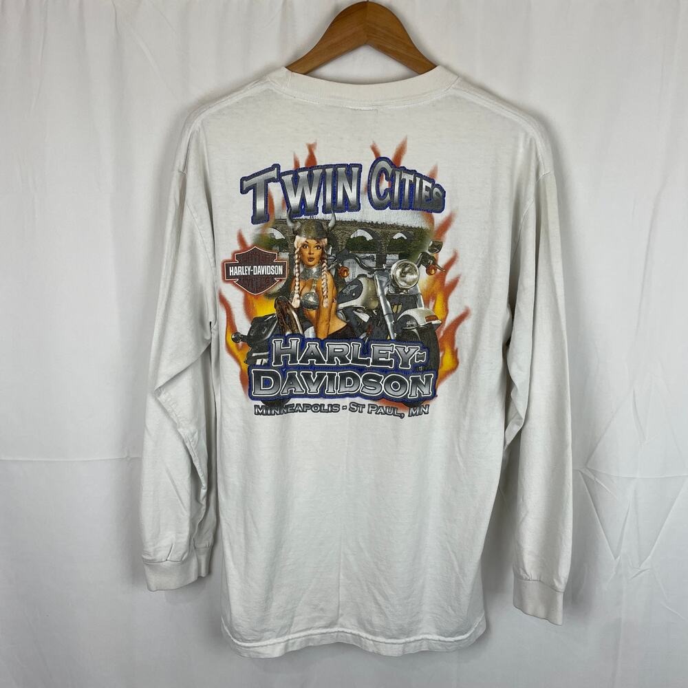 Harley Davidson Men's Screw It Let's Ride Viking Girl… - Gem